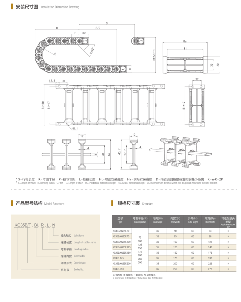 Nylon Drag Chain - Beifeng